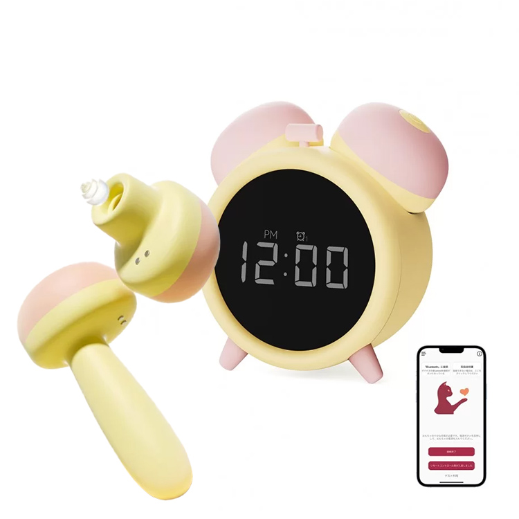ToyCod＆BeYourLover めざめちゃん 吸うやつ バイブ 大人の目覚まし時計 - クリトリスバイブ通販 | ラブトリップ